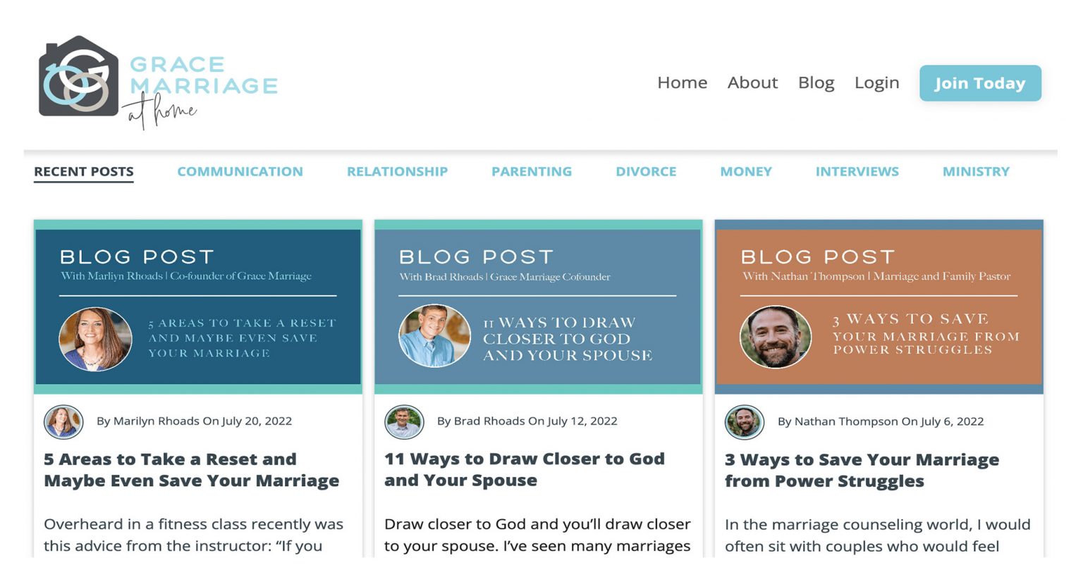 The Grace Marriage Blog - Marriage Resources